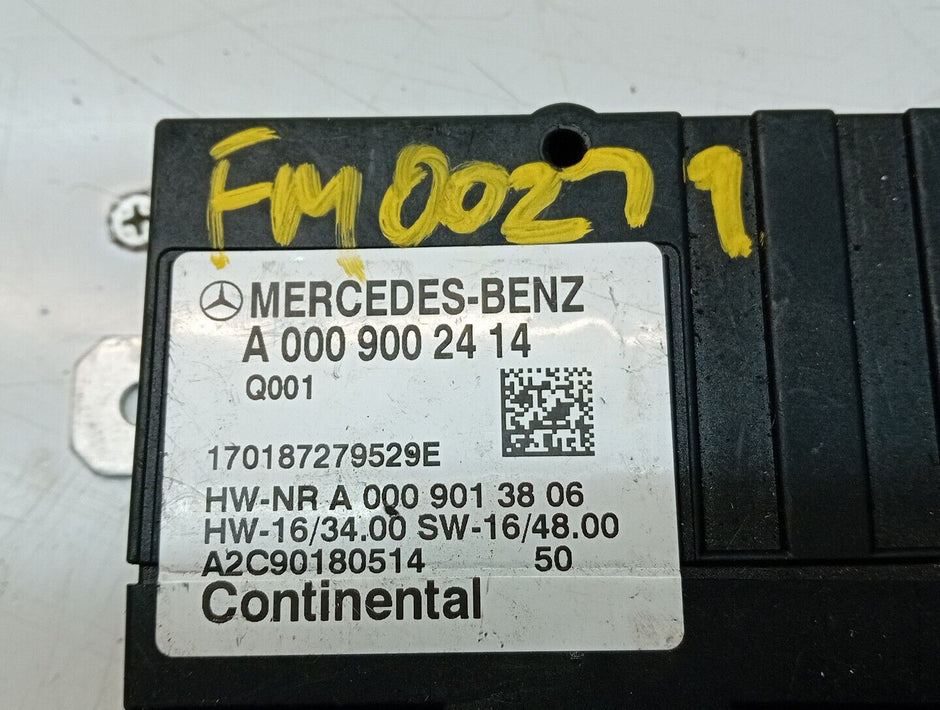 MERCEDES C E GLC W205 W213 W253 FUEL PUMP CONTROL MODULE A0009002414 F ...