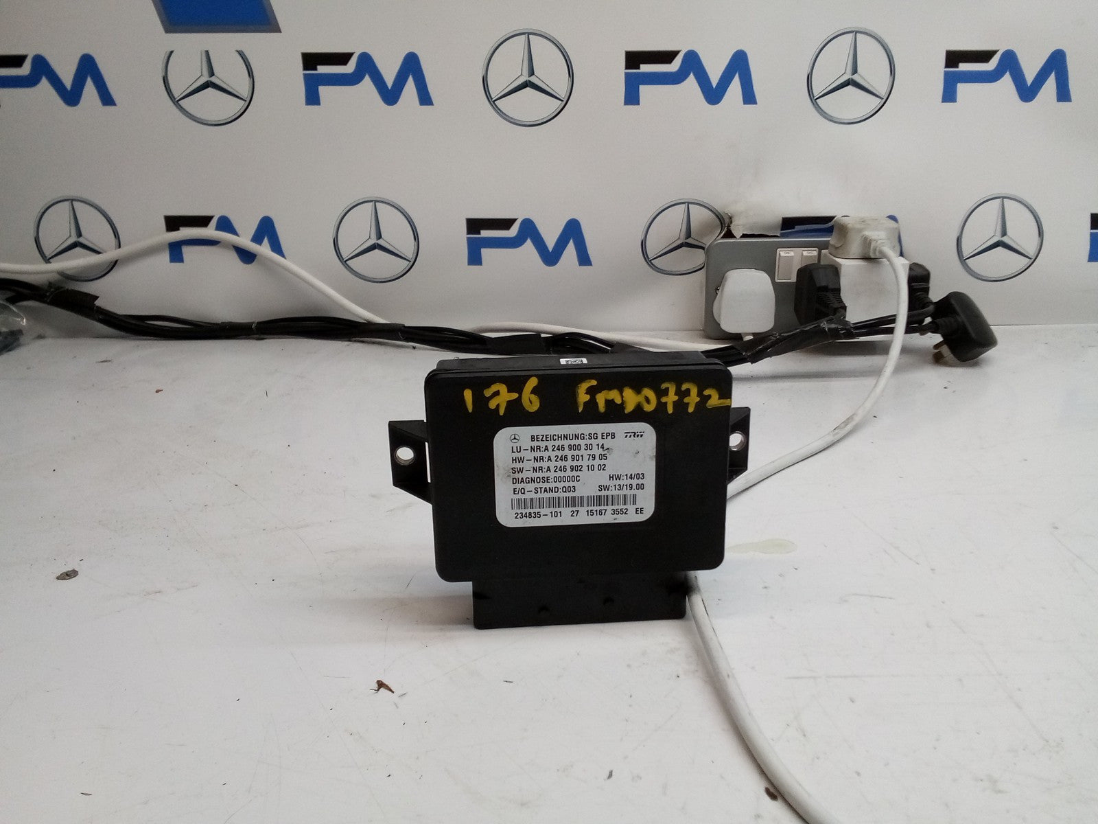 MERCEDES A,B-CLASS PARKING BRAKE CONTROL MODULE W176 W246 A2469003014 ...